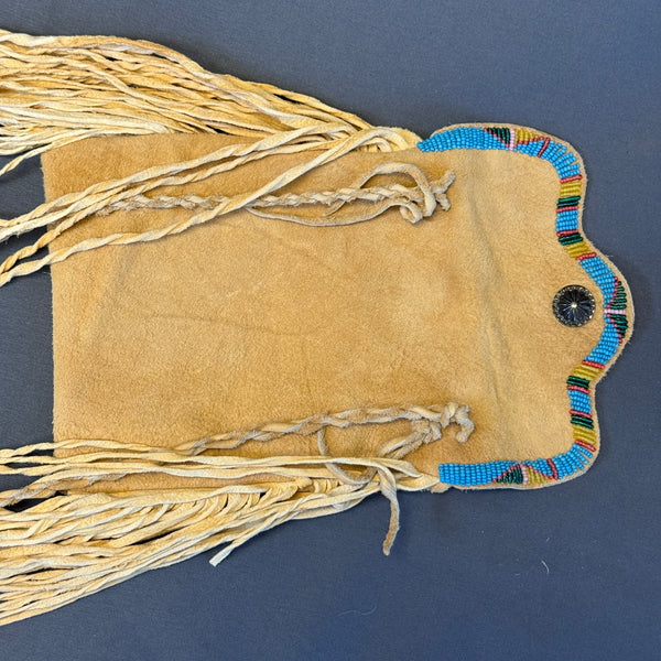 Cathy Smith Replica Lakota Sioux Beaded Bag (RK171) – The Sundance Gallery