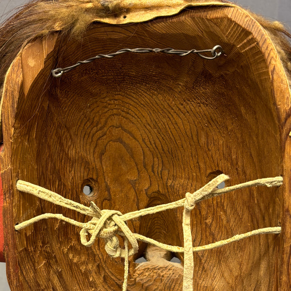 Antique Northwest Coast Haida Gwaii Carved and Painted Wooden Mask ca ...